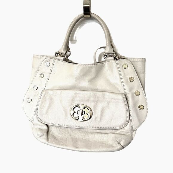 Emma Fox | Bags | Emma Fox Guc Pebbled Leather Satchel Crossbody Bag ...